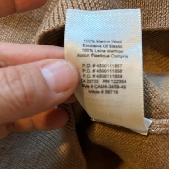 Aritzia | Sweaters | Aritzia Wilfred Cyprie Sweater In Saville Camel ...